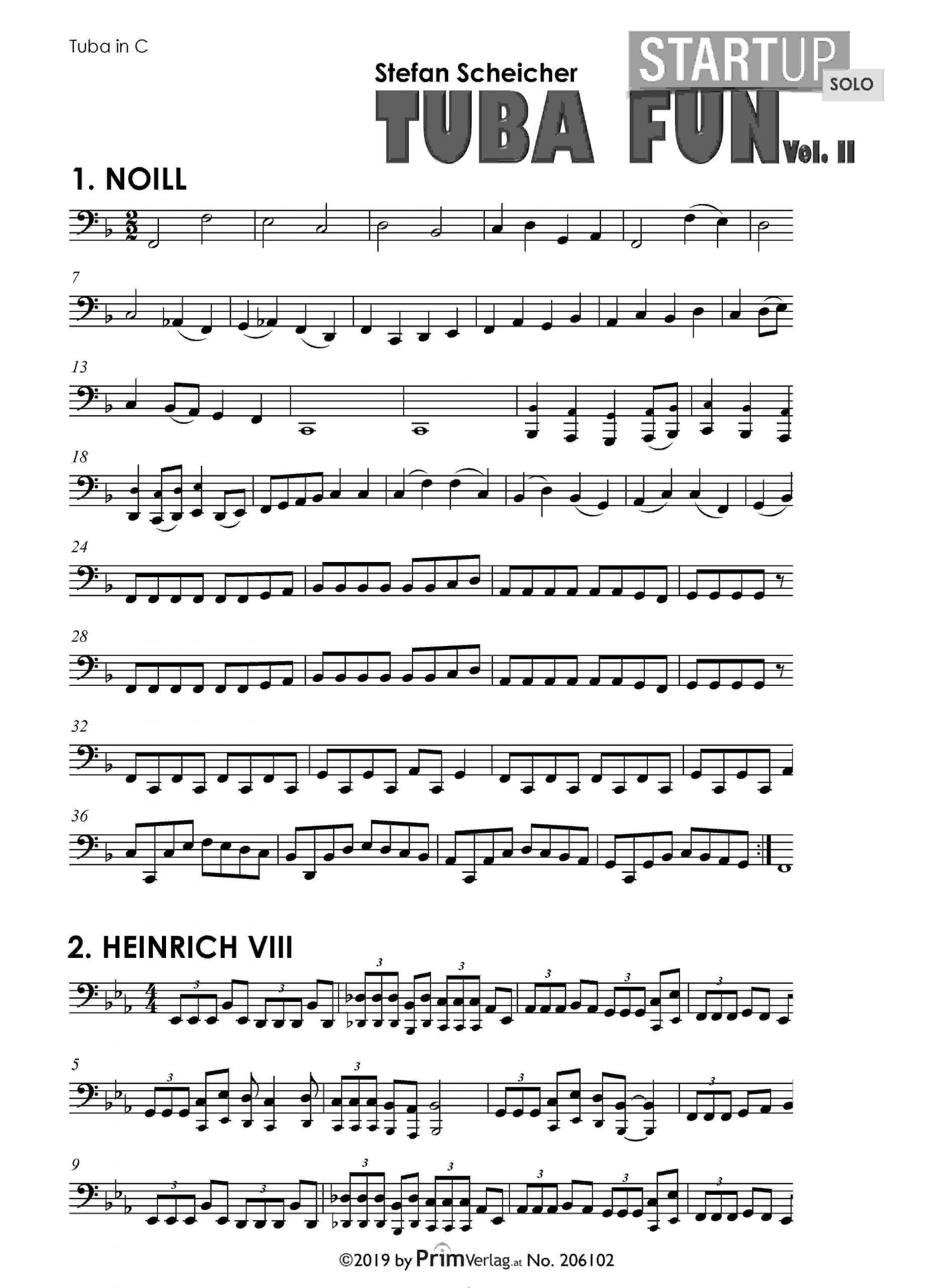 TUBA FUN Vol. 2 - Stefan Scheicher - PrimVerlag